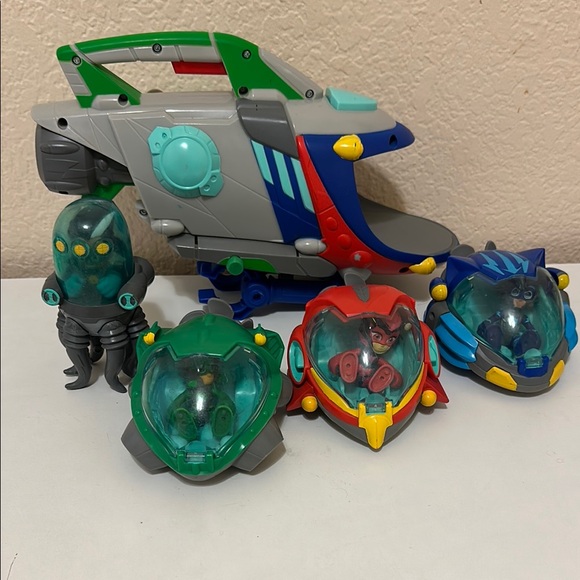 Disney | Toys | Pj Mask Water Vehicle Launcher Playset With Catboy ...